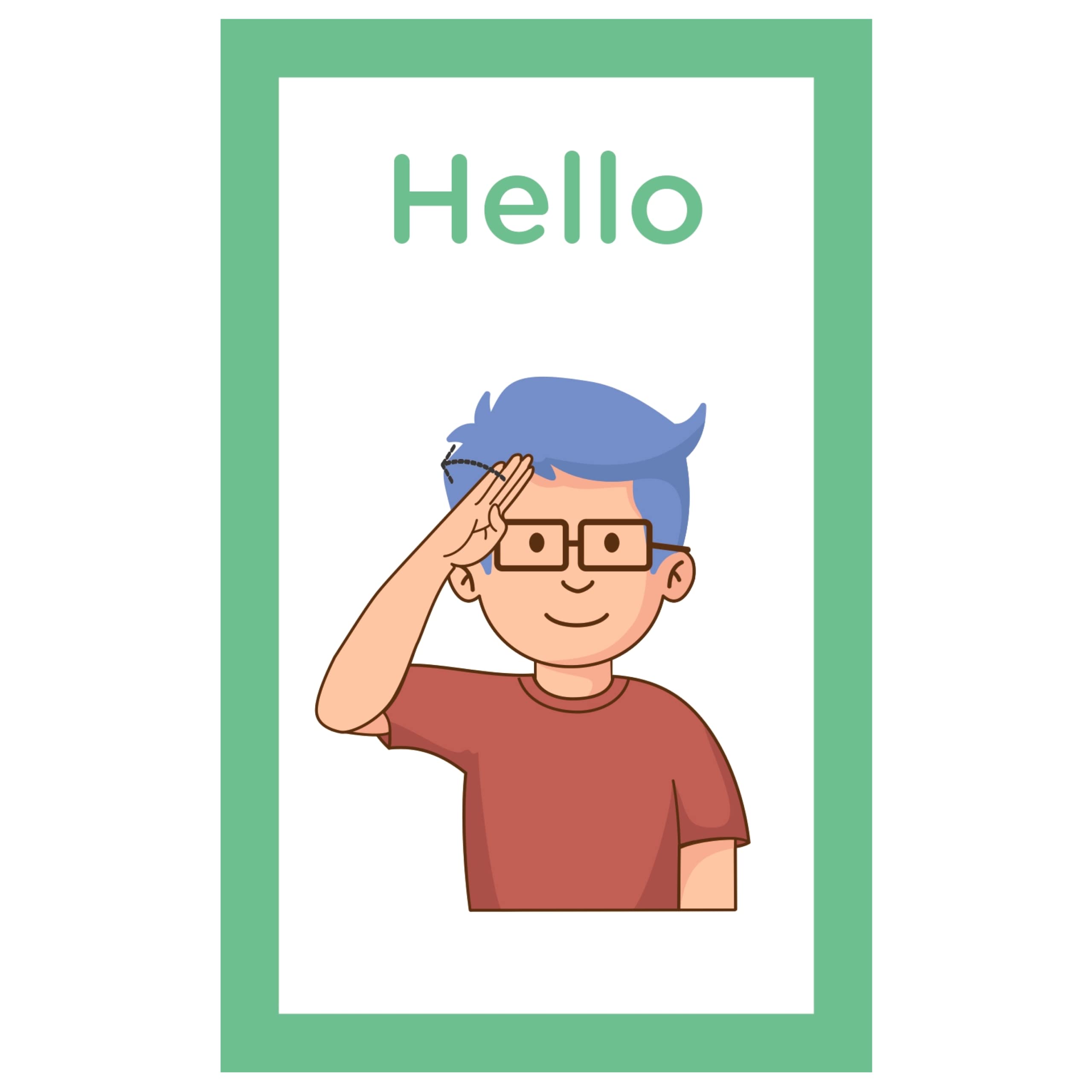 Alpine Choice Asl Cards For Speech Delay Non-Verbal Or Deaf Children ...