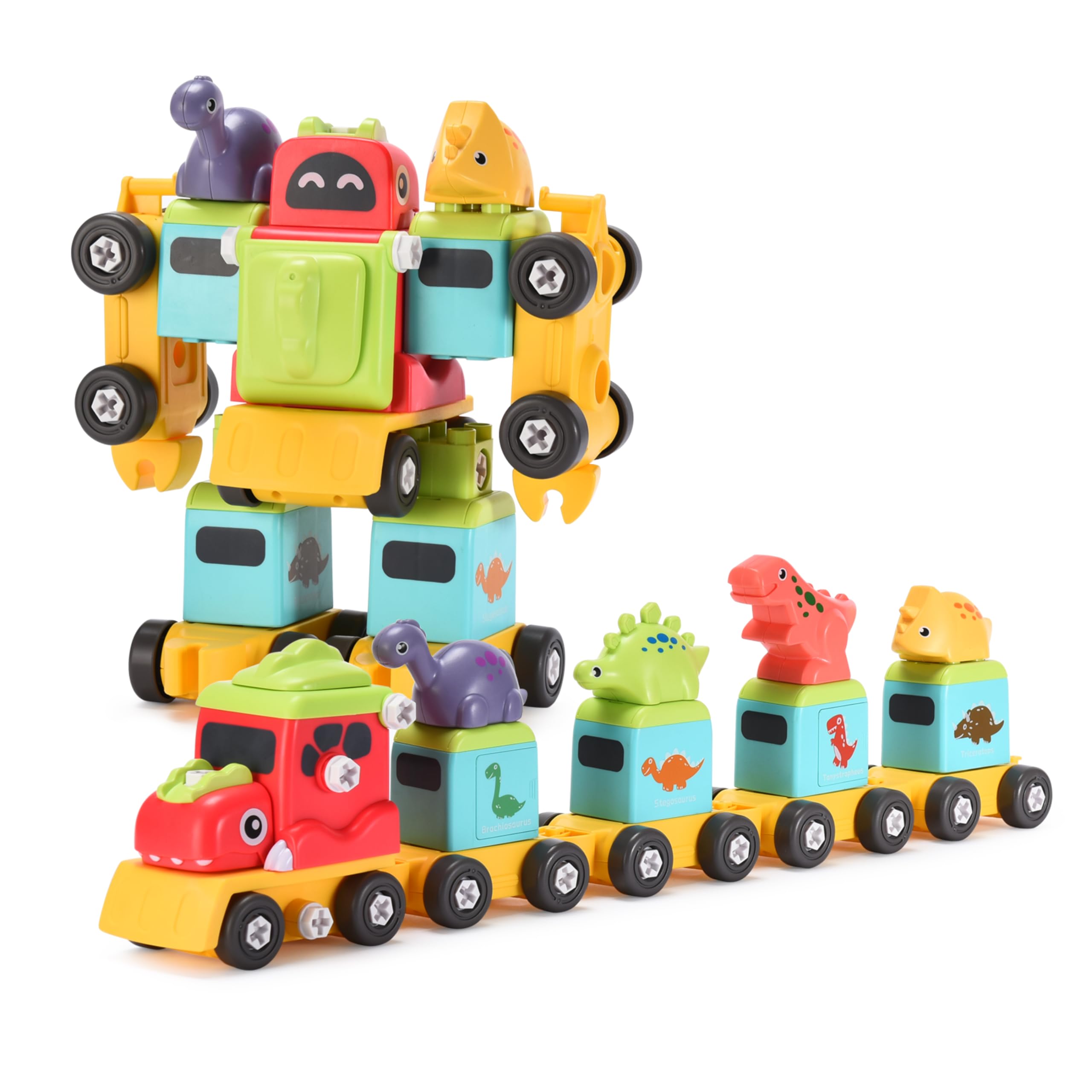 Kids Transformer Dinosaur Robots - Set Of 77 Dinobots Autobots Dino Tr ...