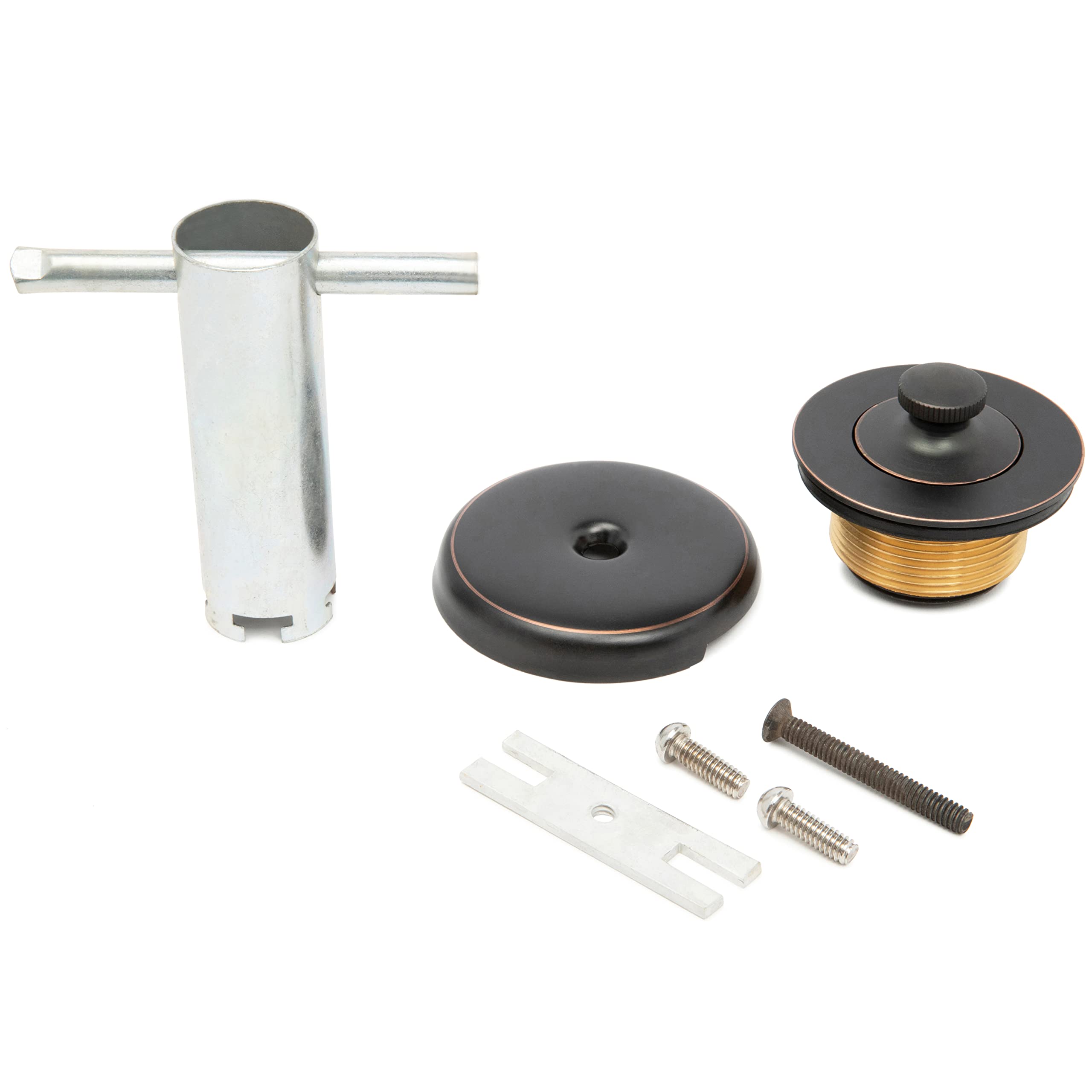Lift And Turn Twist Bathtub Tub Drain Conversion Kit Assembly, All Bra ...
